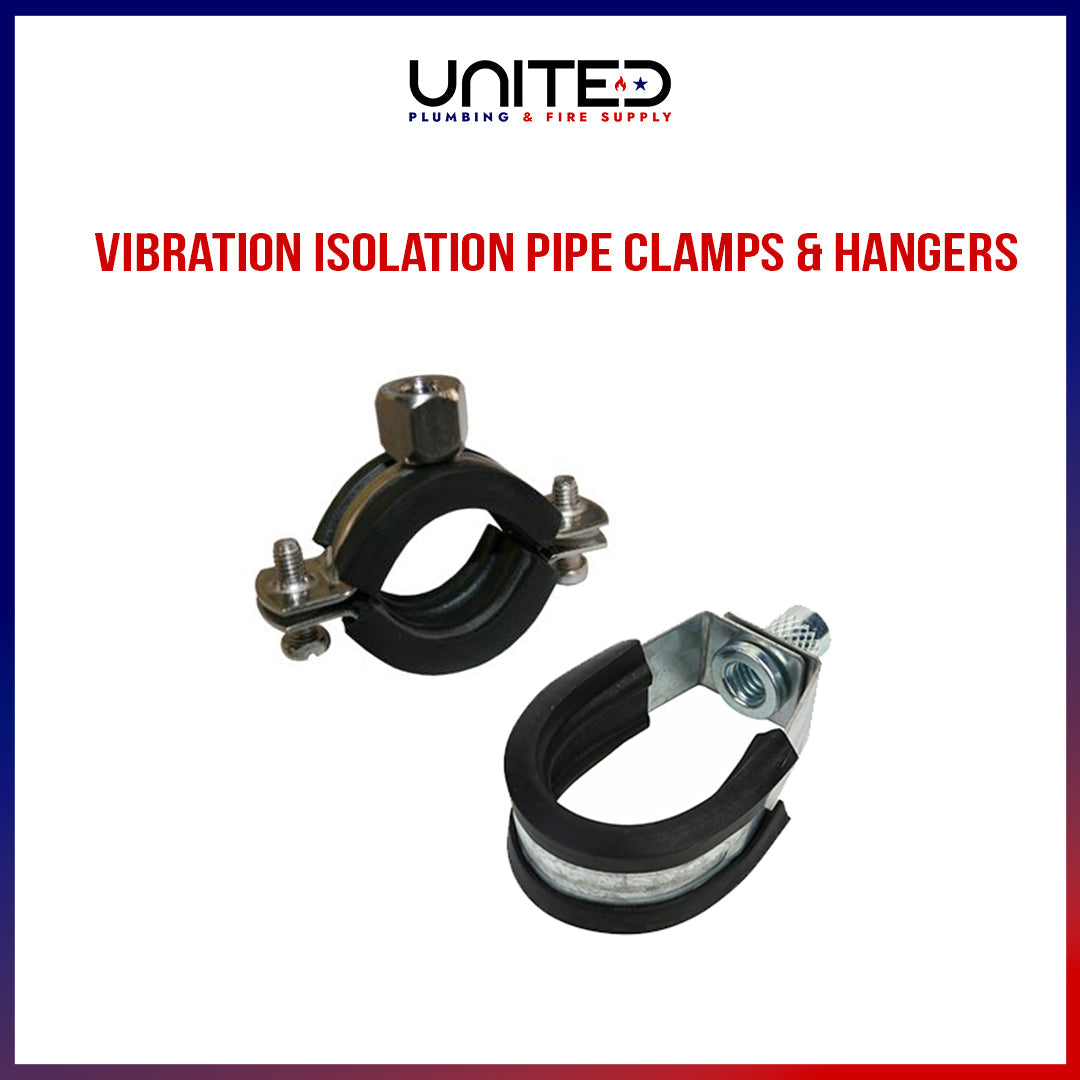 Vibration Isolation Pipe Clamps & Hangers – United Plumbing & Fire Supply