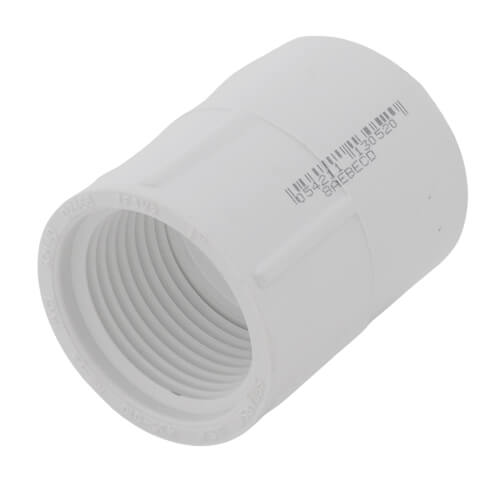PVC Sch. 40 Female Adapter (Slip x FIPT) — 1/2" – United Plumbing ...